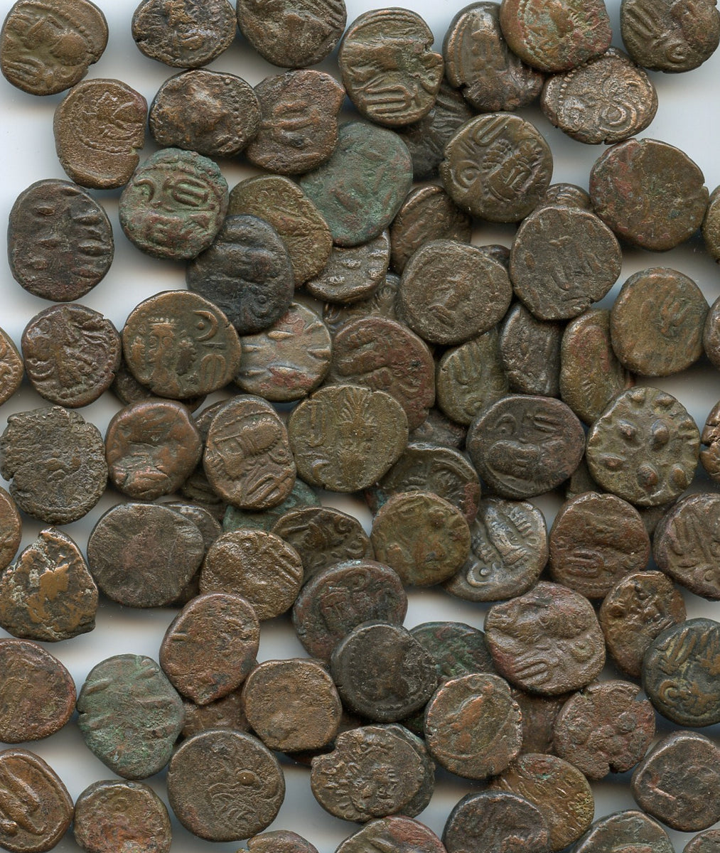 Various bronze drachms from Elymais Kingdom, 100 BC-200 AD ($5 per coi ...
