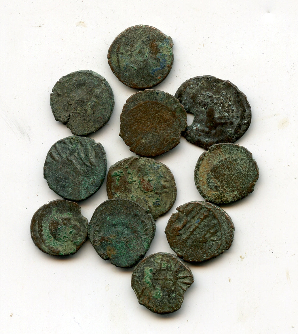 Rare! Lot of 11 Sri Lankan imitations of Roman coins, 400's AD – NumisMall
