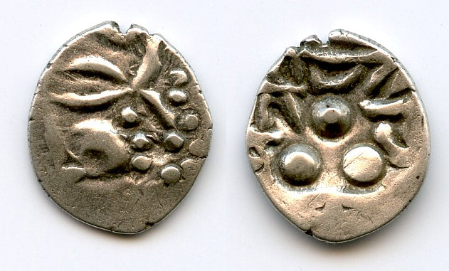 Rare silver masha, Chach of Alor in Sindh and Multan, c.675/685 AD (F ...
