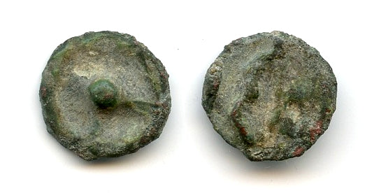 Wheel-money AE12 from Istros, Moesia (ca. 420-400 BC), Ancient Greek c ...