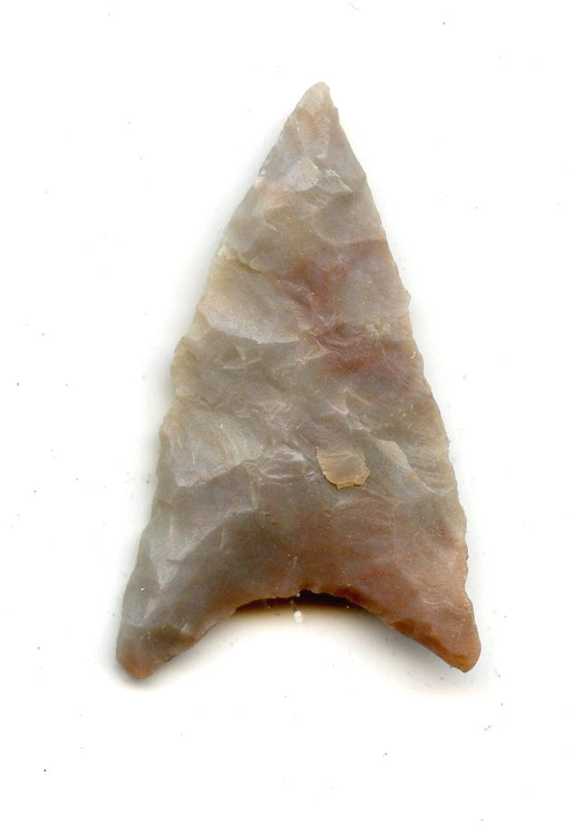 Jasper shallow concave base triangle point, North Africa, late Neolith ...