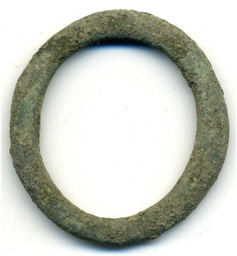 Authentic large ancient Celtic ring money (30mm), Danube region, ca.80 ...