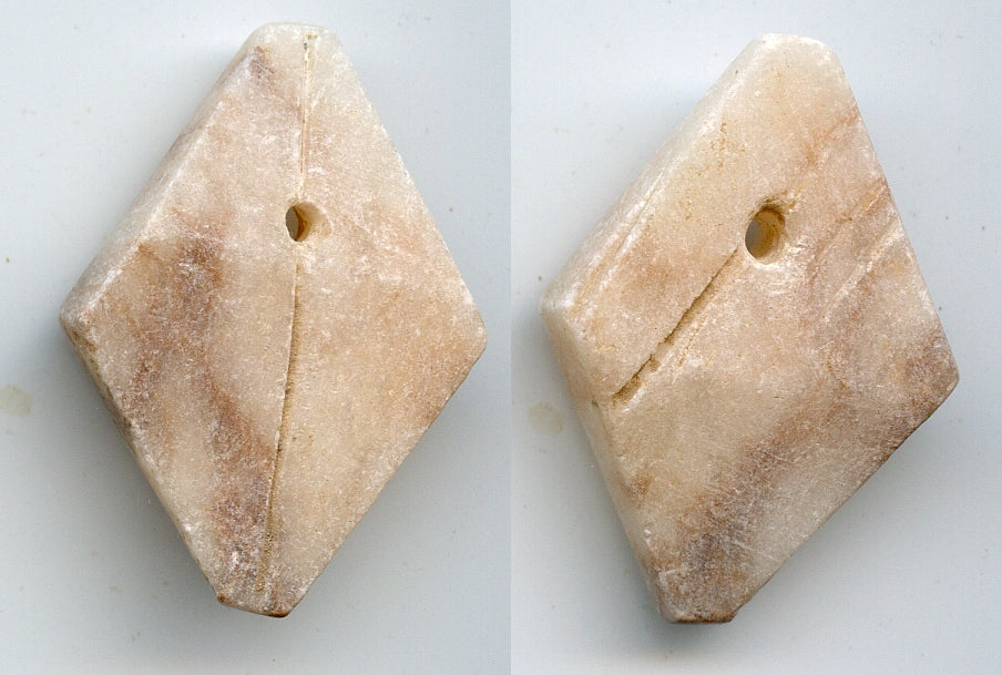 Rare large stone cowrie-shell coin, 2nd-1st millenium BC, North-Easter ...