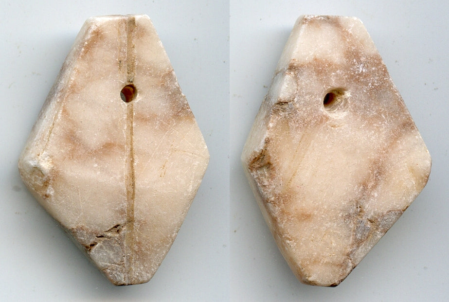 Rare large stone cowrie-shell coin, 2nd-1st millenium BC, North-Easter ...