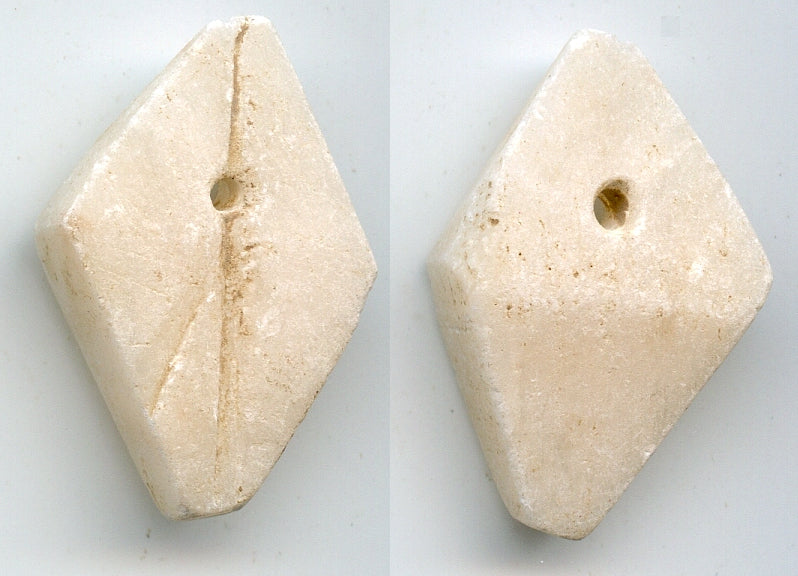 Rare large stone cowrie-shell coin, 2nd-1st millenium BC, North-Easter ...