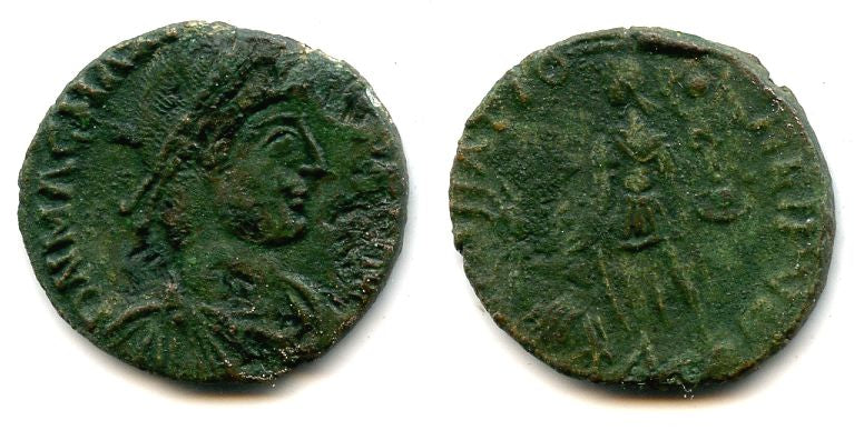 AE2 of Magnus Maximus (383-388 AD), Arelate (Arles) mint, Roman Empire ...