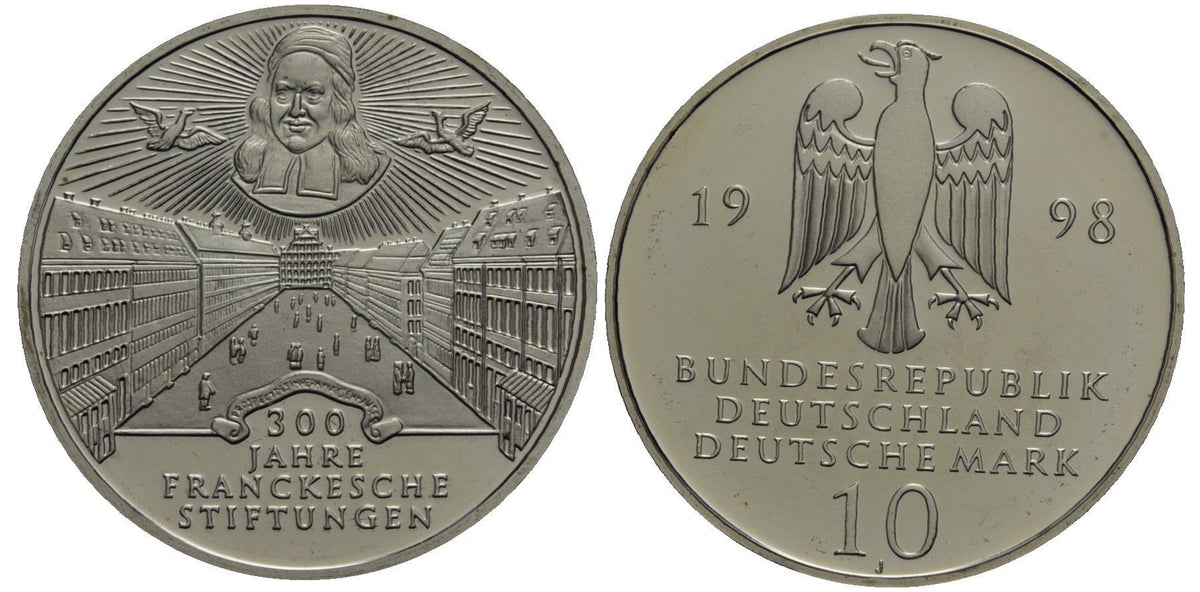 Germany - proof silver 10 marks in the original sealed mint packet - 1 ...